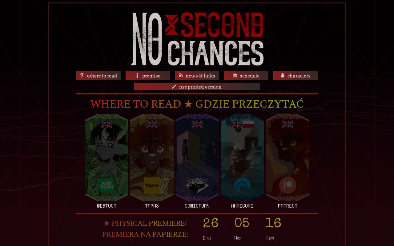 No Second Chances ★ Comic